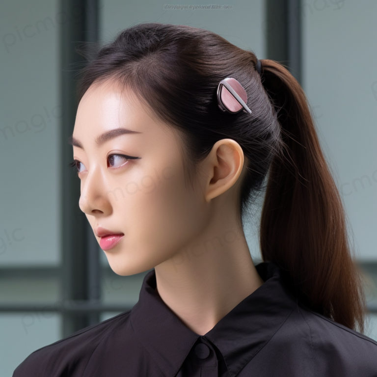 ポニーテール 横顔 美人 | picmagic